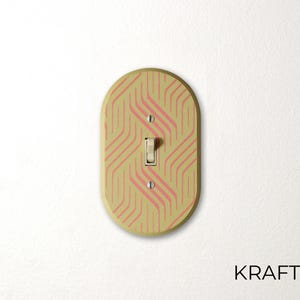 Mid Century Modern Oval Light Switch Cover Plate, Collection #5 - Etsy