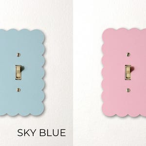 Wavy Cloud Toggle Switch Cover Plate, Decora Rocker Faceplate ...
