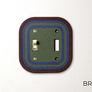 Vintage Oval-shaped Plug Outlet Plate Cover, Duplex Power Outlet ...