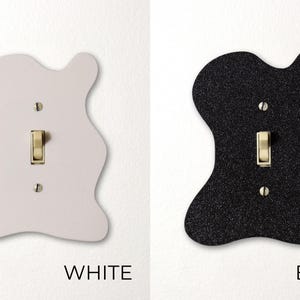 Squiggly Twist Light Switch Plate Cover, Whimsical Nursery Wall Art ...