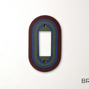 Vintage Oval-shaped Plug Outlet Plate Cover, Duplex Power Outlet ...