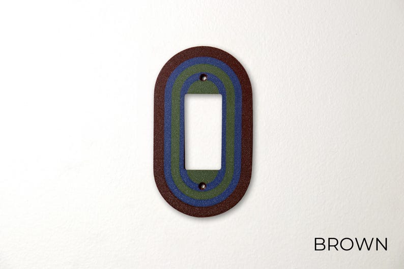 Vintage Oval-shaped Plug Outlet Plate Cover, Duplex Power Outlet ...