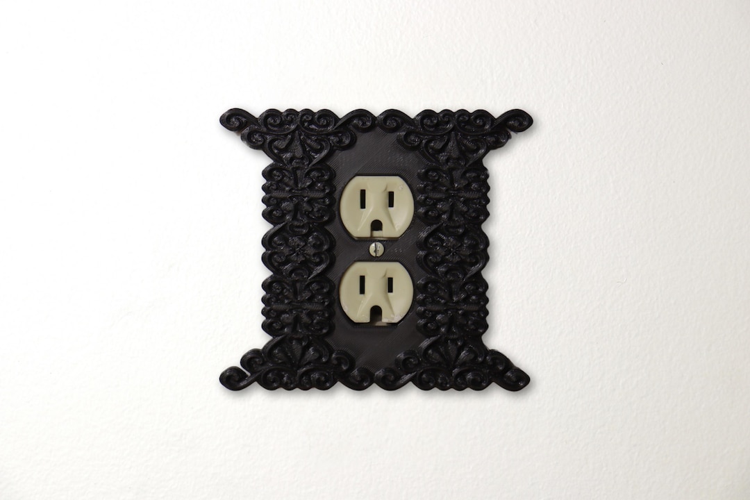 Gothic Victorian Plug Outlet Cover Plate, Duplex Power Outlet - Etsy