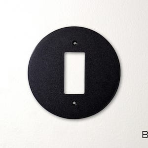 Circular Toggle Light Switch Plate Cover, Plug Outlet - Etsy Canada