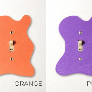 Squiggly Twist Light Switch Plate Cover, Whimsical Nursery Wall Art ...