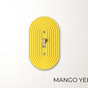 Elegant Round Light Switch Cover Plate - Etsy