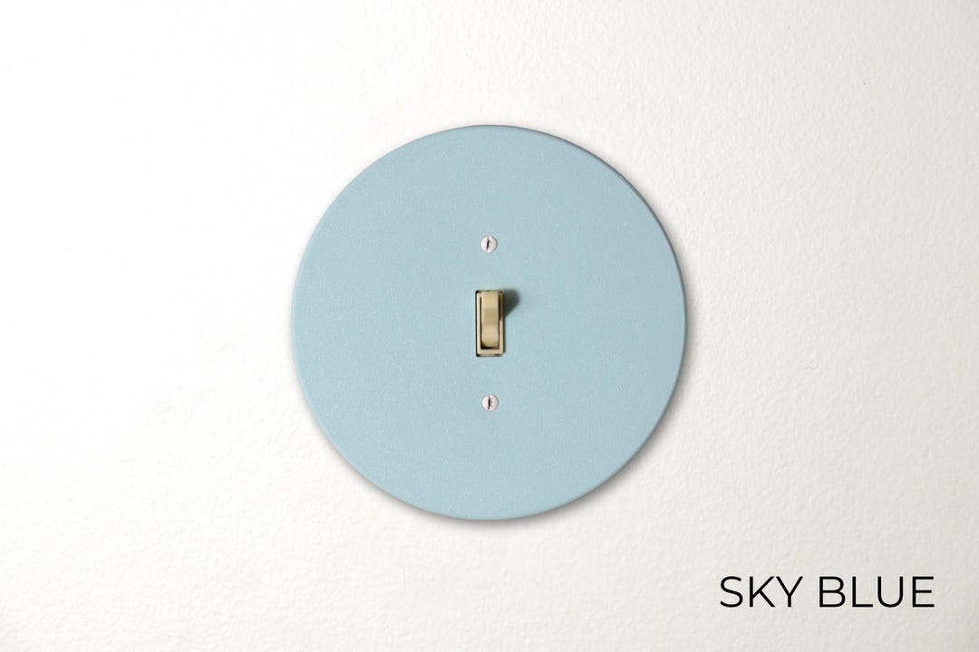 Circular Toggle Light Switch Plate Cover, Plug Outlet - Etsy Canada