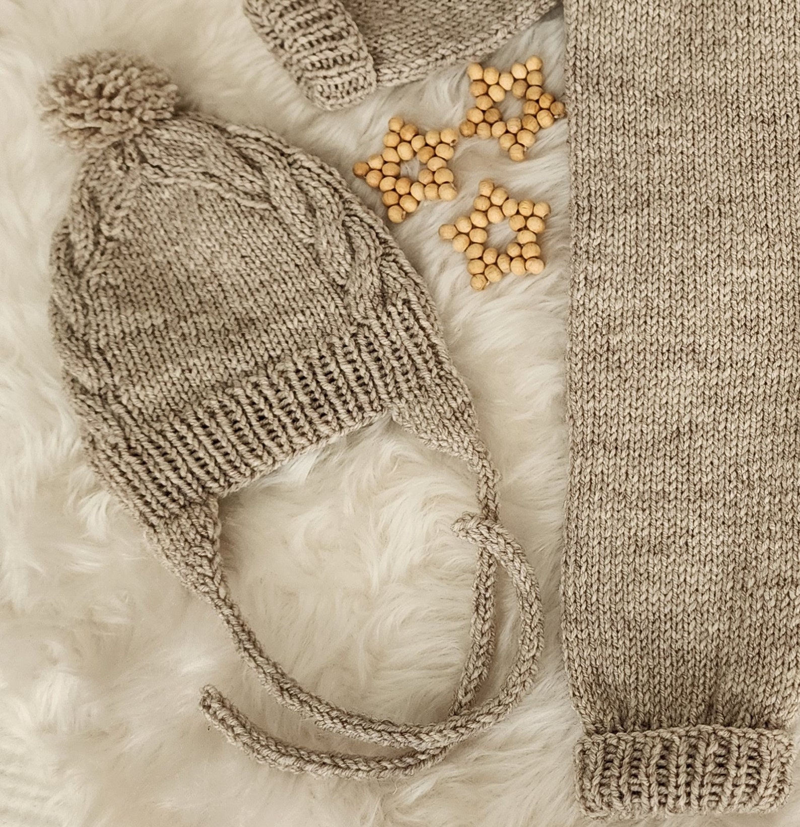 Hand-knitted Baby Romper Set Wool Blended Long-legged Design for ...