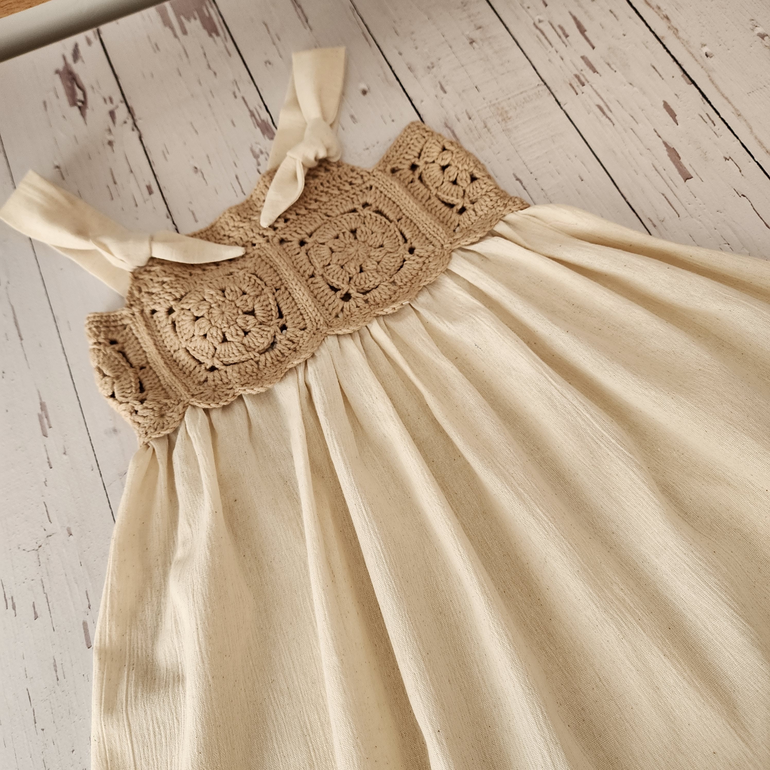 Colorful Yoke Dresses Knitted With Cotton Threads and Sewn With 100% ...