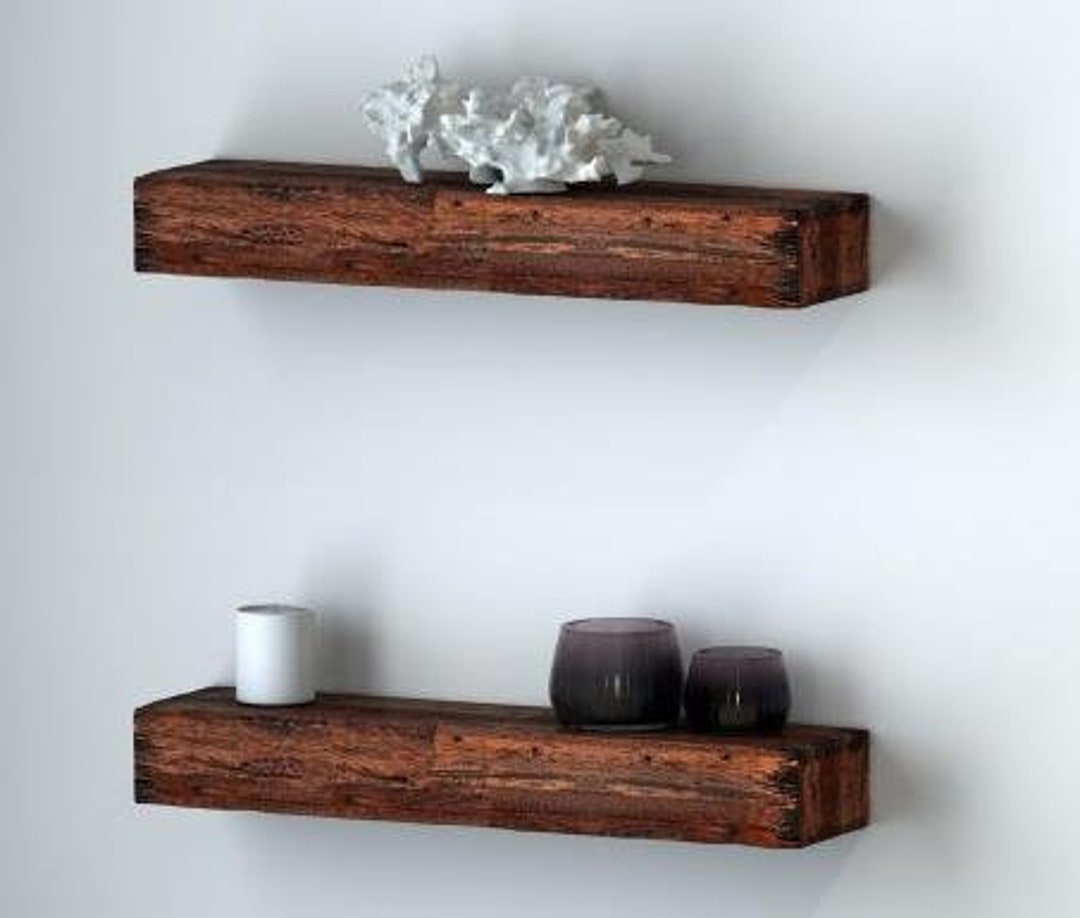 24 Distressed Floating Shelves - Etsy