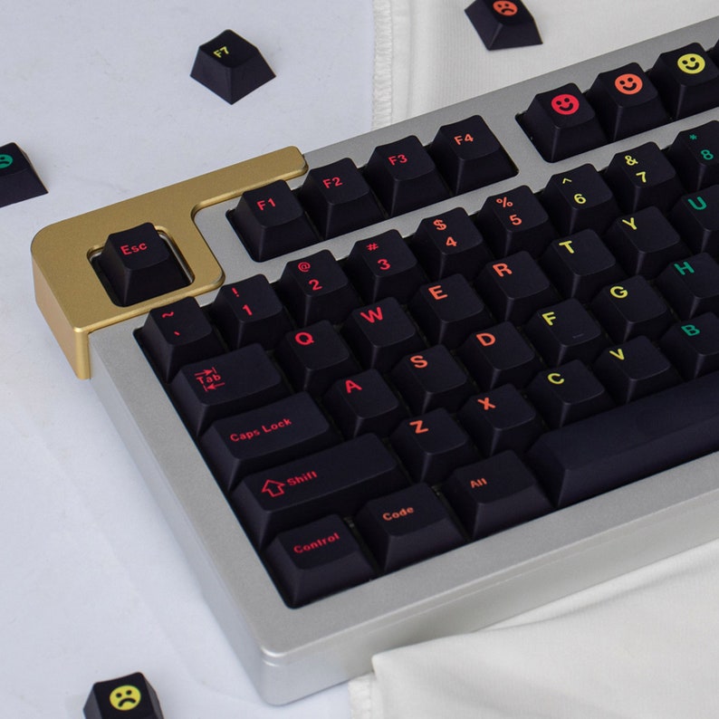 Gmk Midnight Rainbow Inspired Keycap Set 130 Keys Dye Sub - Etsy Australia