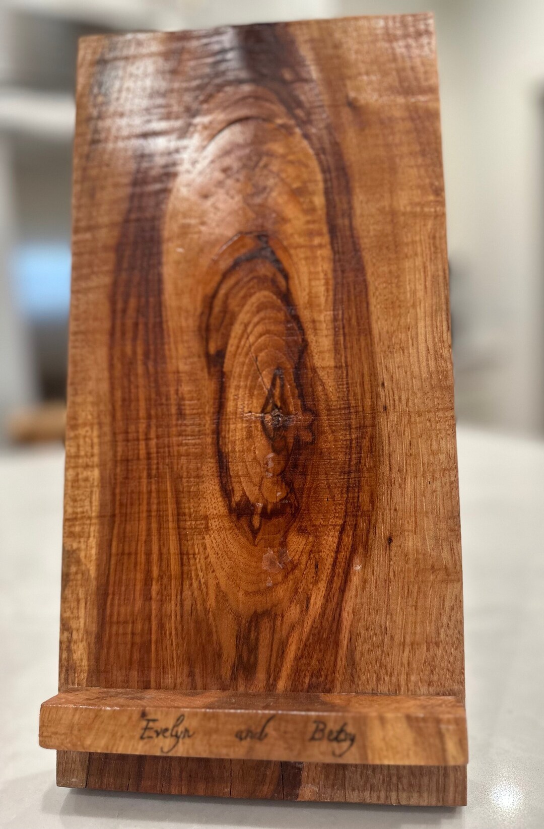 Pecan Wood iPad Stand - Etsy