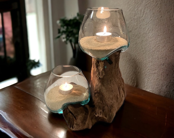 Mundgeblasenes Glas Auf Wurzel