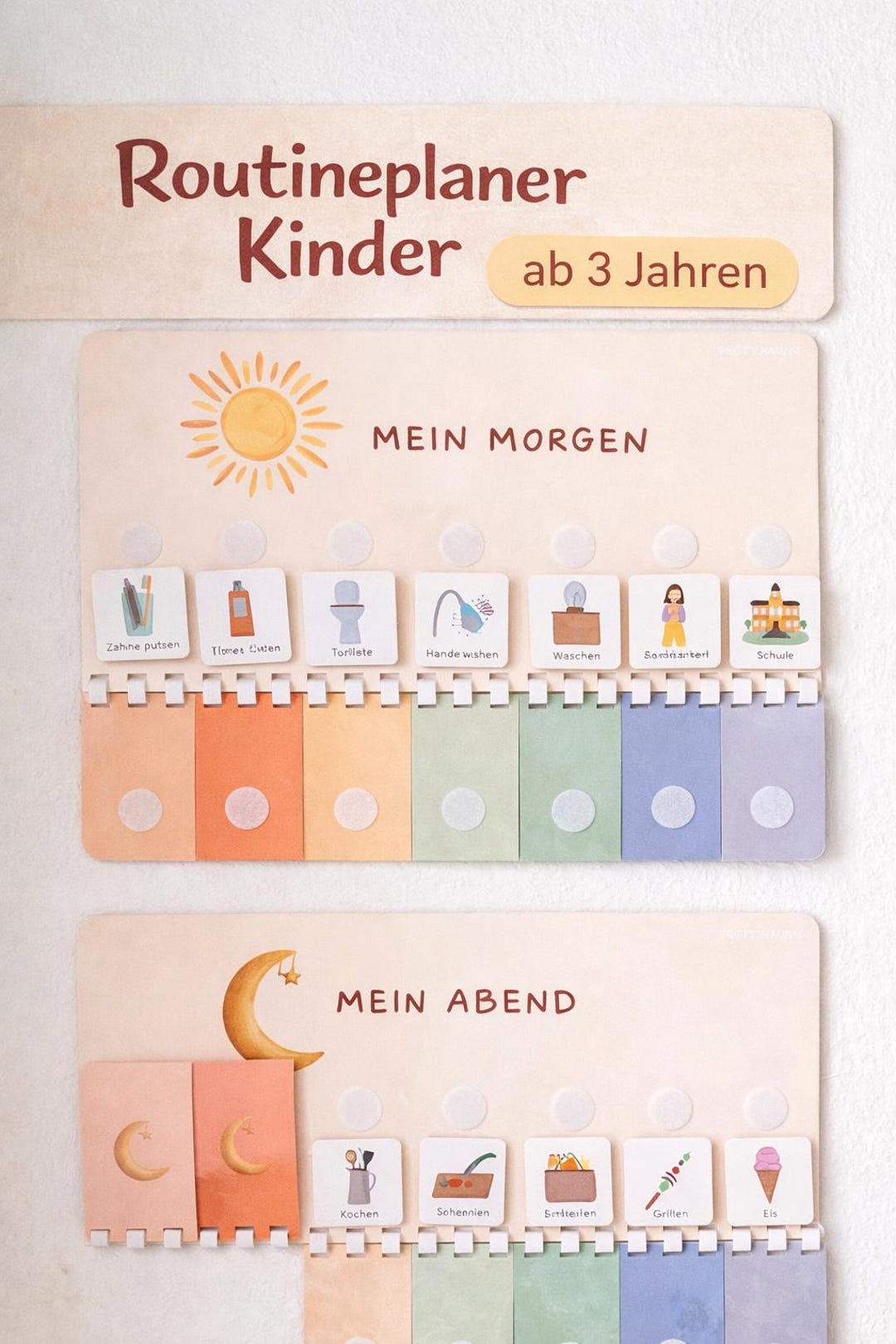 DIY Routine Planner for Kids | Customizable Routine Starter Set ...