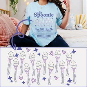 Spoonie Shirt Chronic Illness Tee Spoon Theory Gift for Mental Health ...