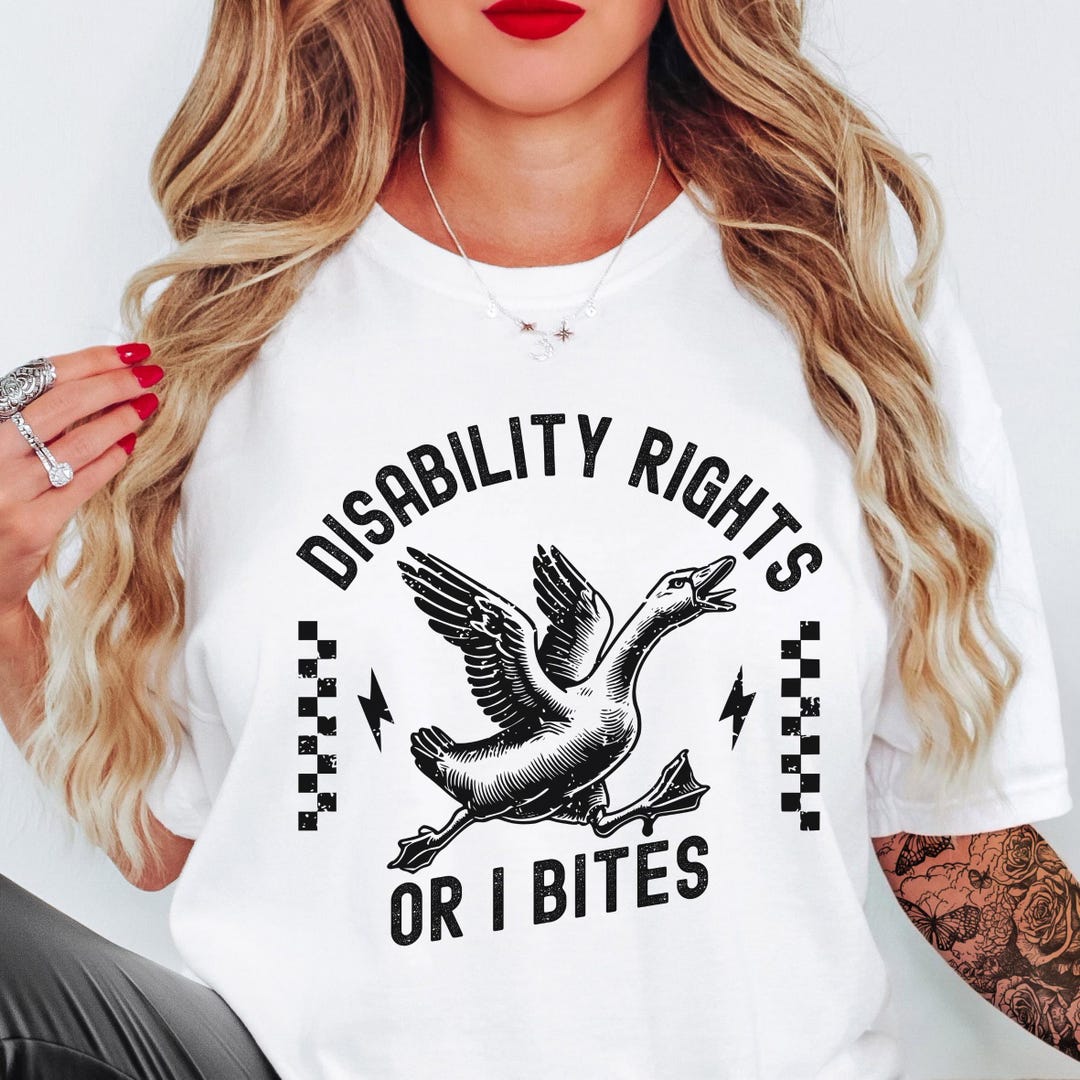 Disability Rights or I Bites Shirt Hidden Disability Justice Funny ...