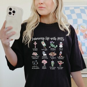 Surviving Life With POTS Awareness Shirt POTS Symptom Apparel Potsie ...