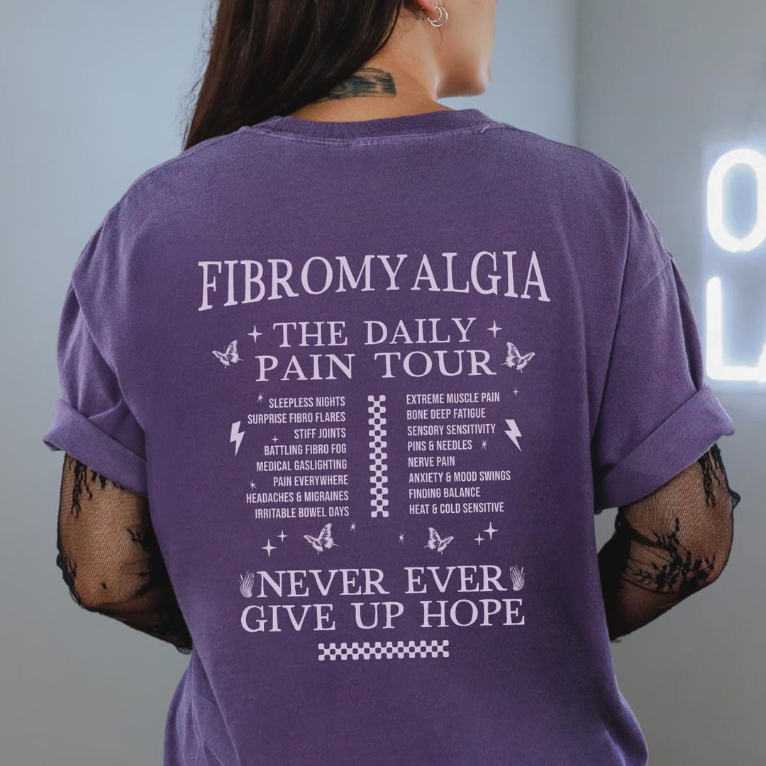 Everything Hurts Fibromyalgia Chronic Pain Tour Shirt Fibro Warrior ...