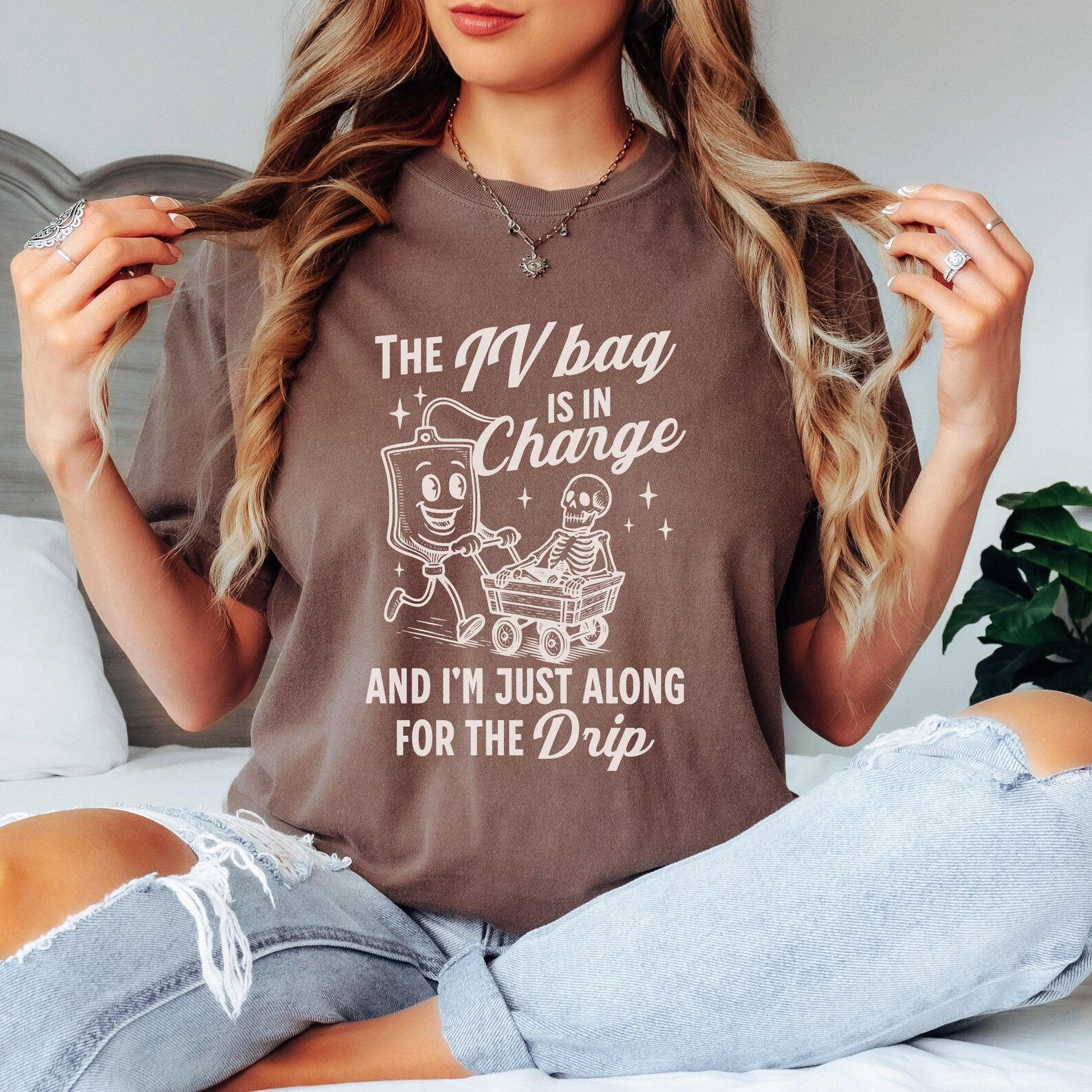 IV Infusion Day Shirt Chronic Illness Meme Tshirt Funny Spoonie Gift ...
