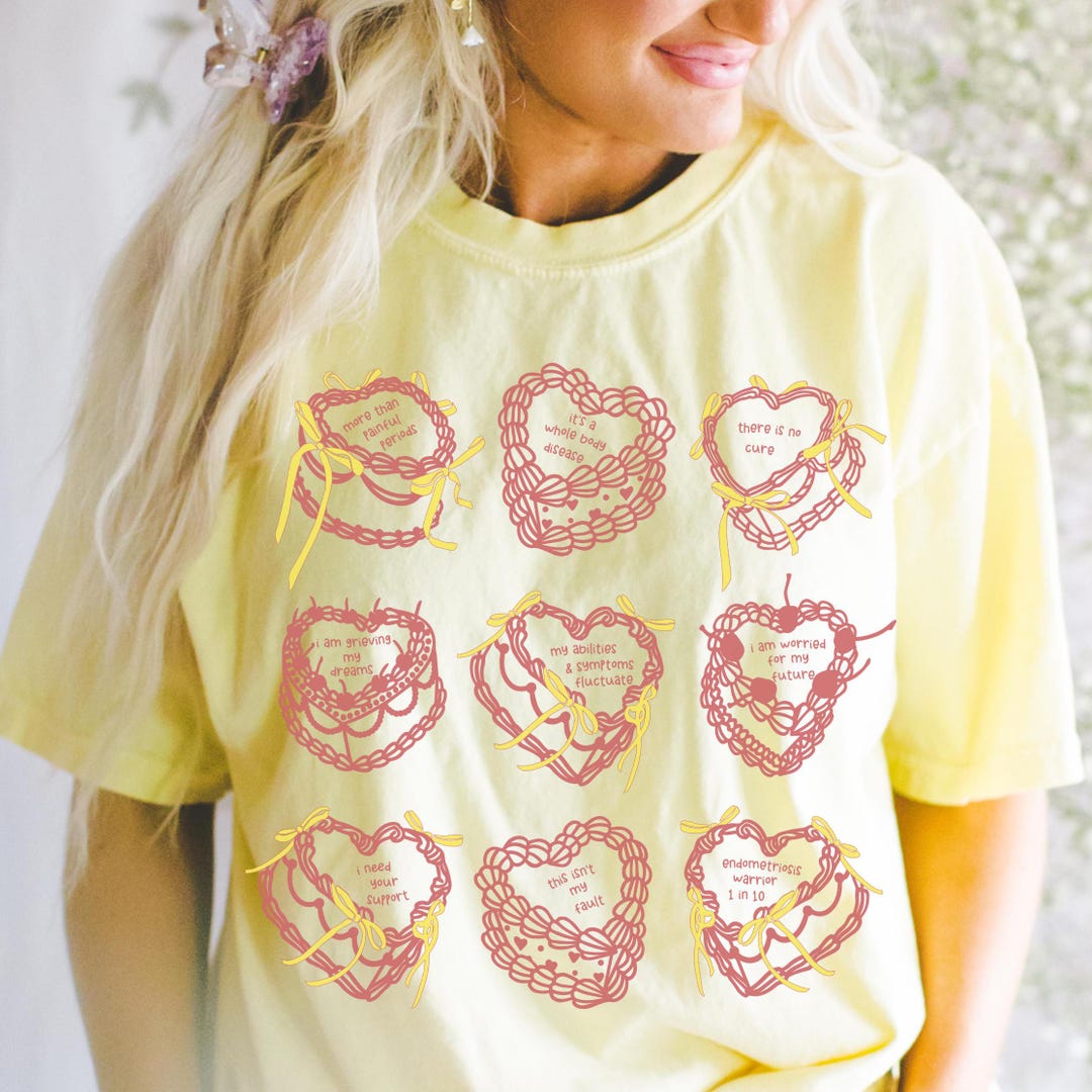 Endometriosis Shirt Endo Warrior Tshirt Endometriosis Awareness Clothes ...