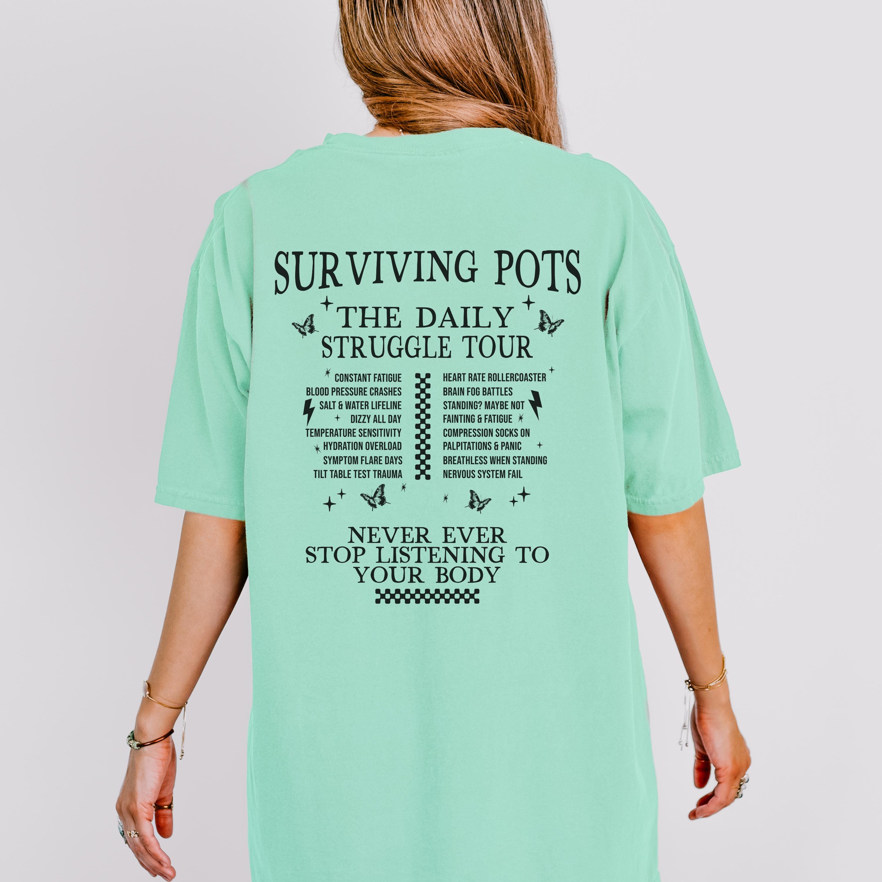 POTS Syndrome Tour Shirt Postural Orthostatic Tachycardia Syndrome ...