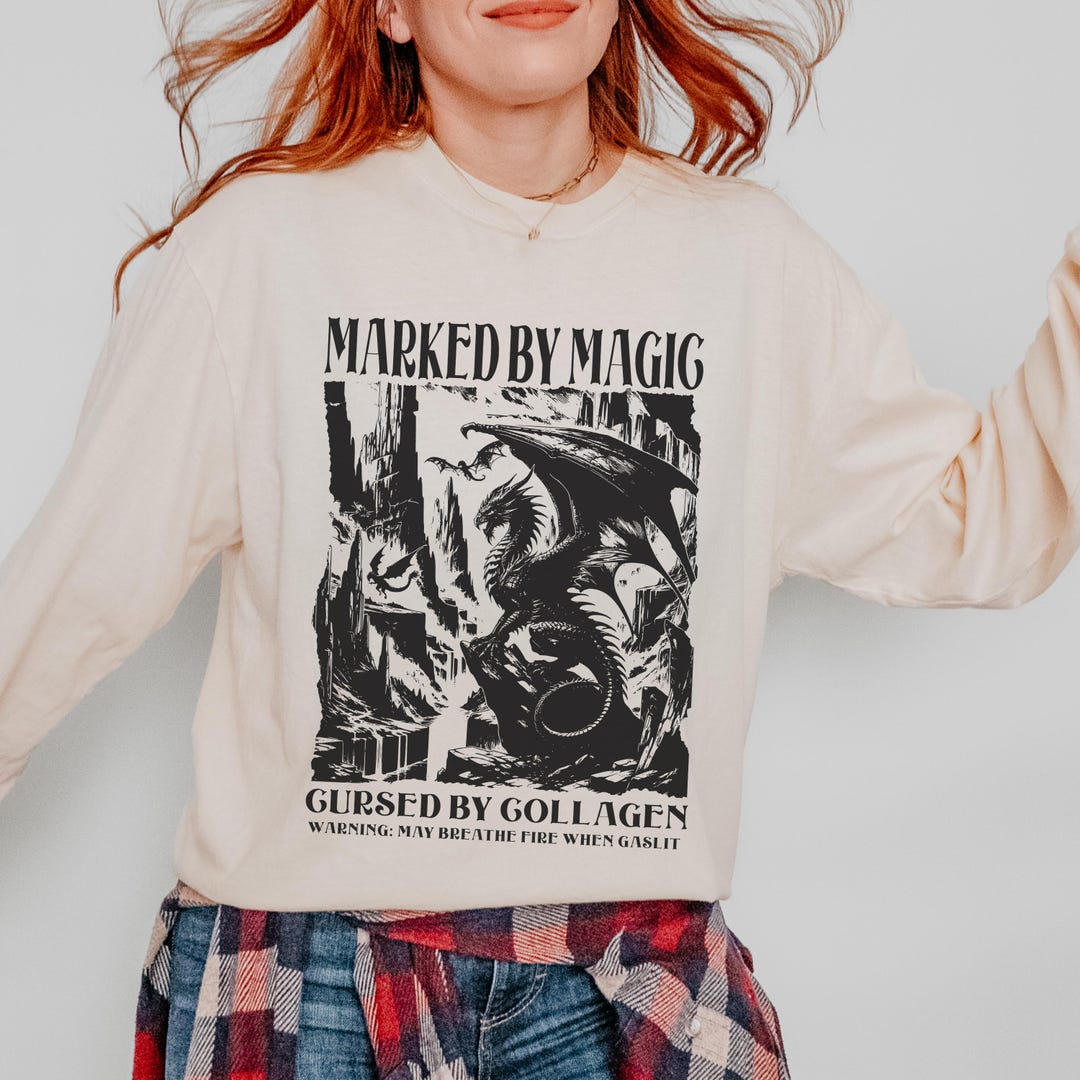 Fantasy Dragon Cursed by Collagen Ehlers Danlos Syndrome Long Sleeve ...