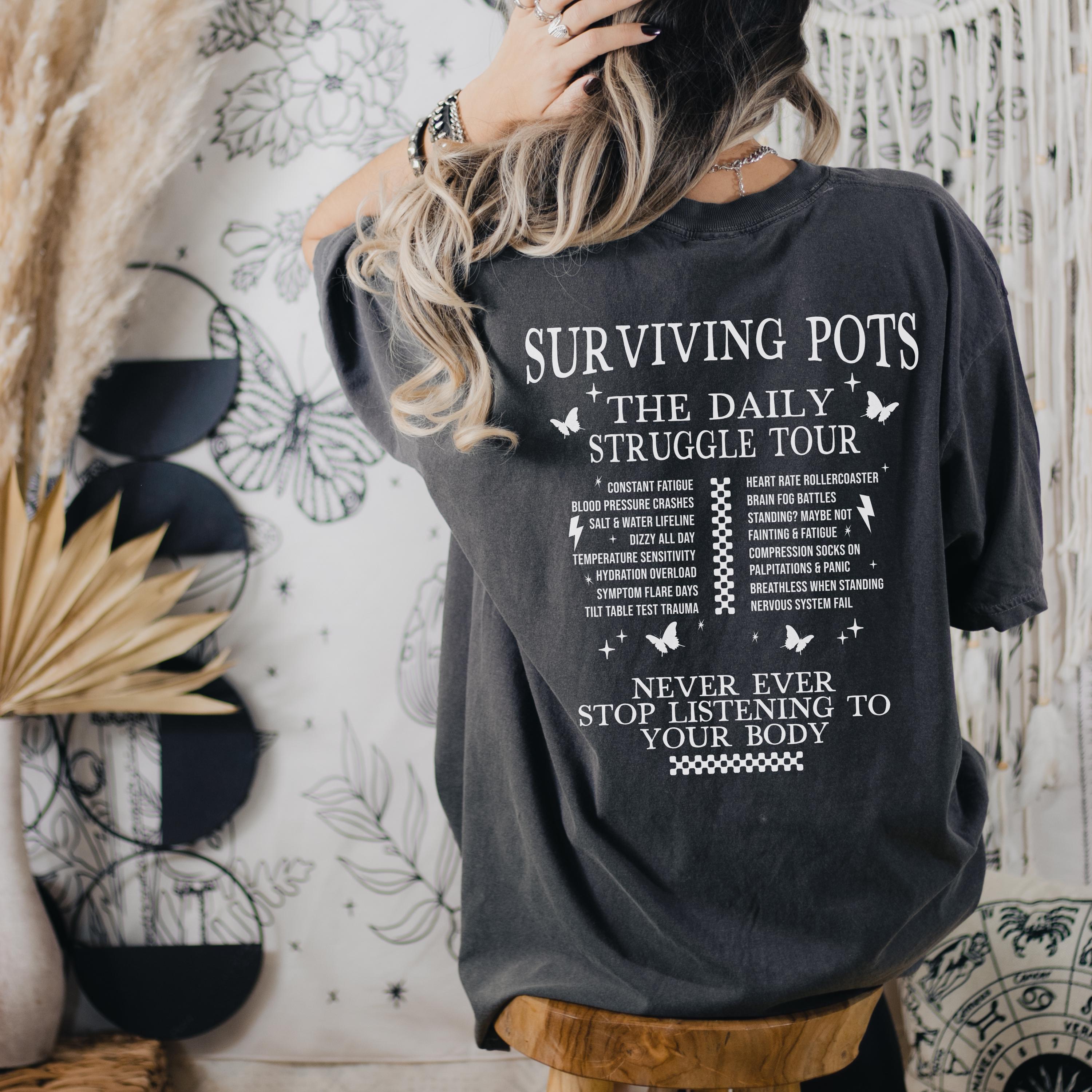 POTS Syndrome Tour Shirt Postural Orthostatic Tachycardia Syndrome ...