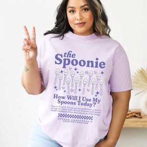 Spoonie Shirt Chronic Illness Tee Spoon Theory Gift for Mental Health ...