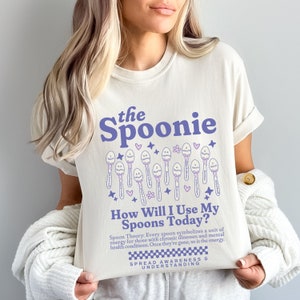 Spoonie Shirt Chronic Illness Tee Spoon Theory Gift for Mental Health ...