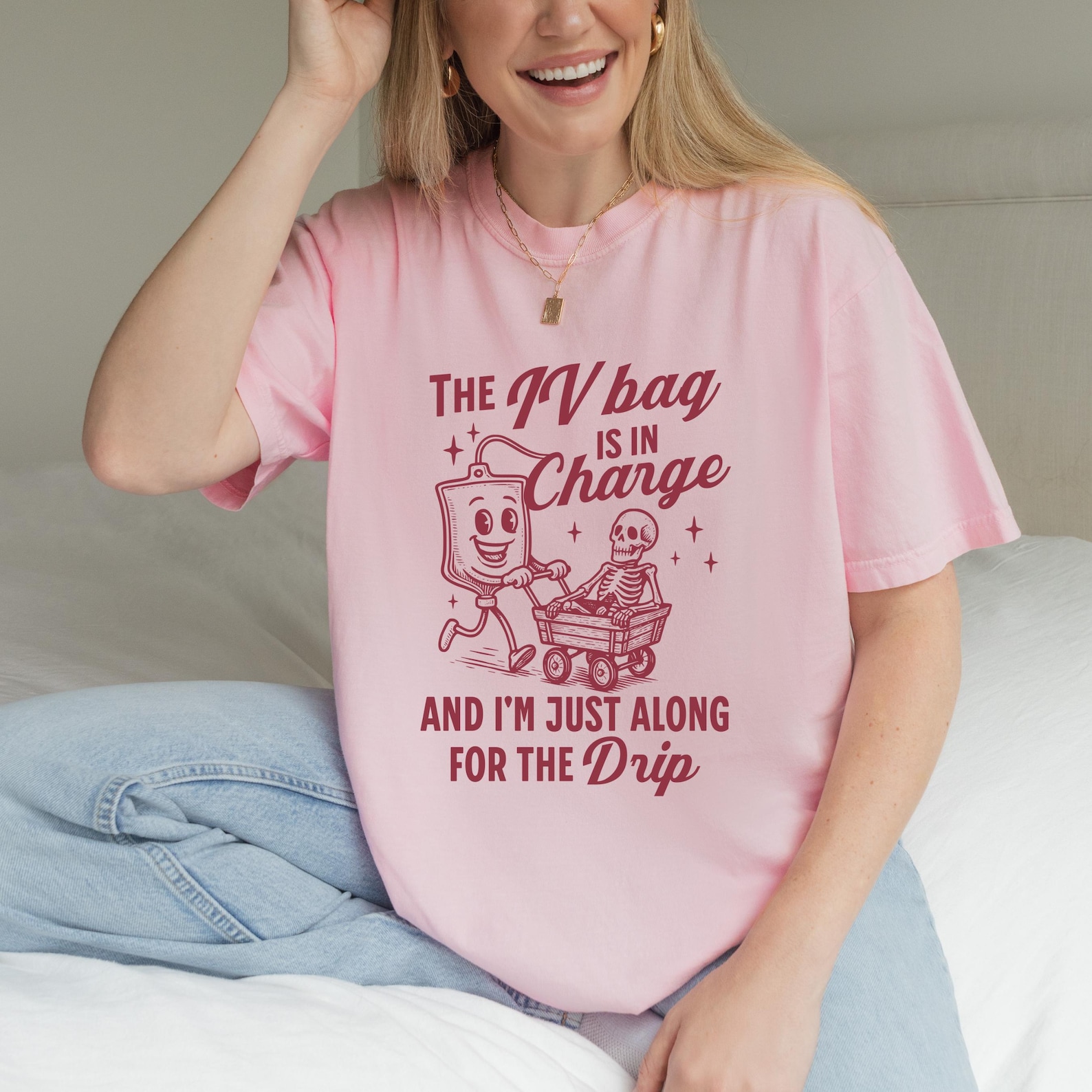 IV Infusion Day Shirt Chronic Illness Meme Tshirt Funny Spoonie Gift ...