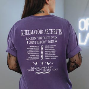 Rheumatoid Arthritis Joint Effort Tour Shirt RA Awareness Tshirt ...