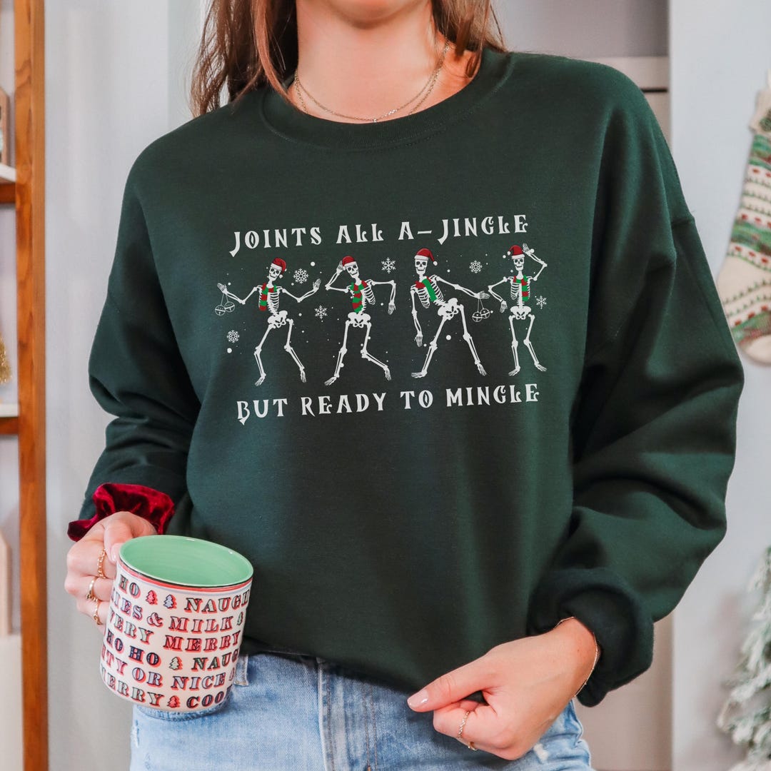 Joints All A Jingle Chronic Illness Christmas Sweatshirt Joint Pain ...