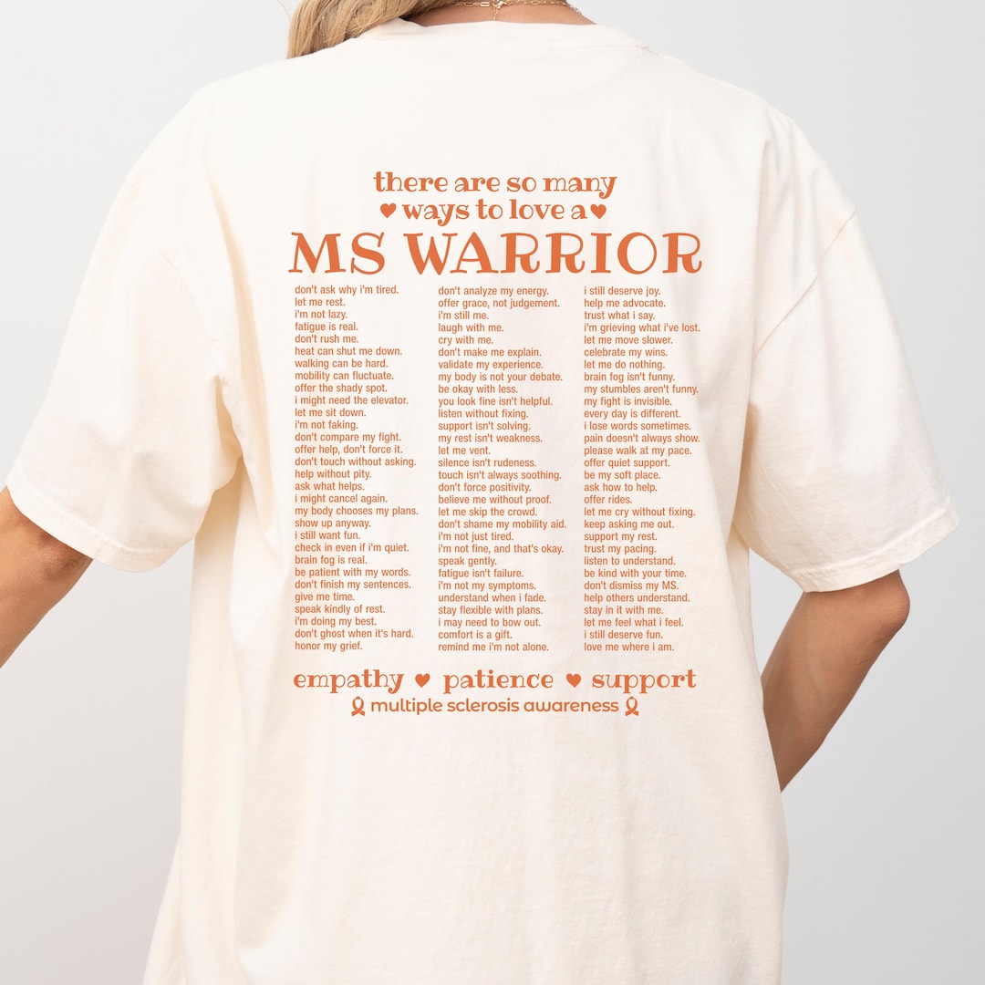 Ways to Love A MS Warrior Shirt Multiple Sclerosis Awareness Shirt MS ...