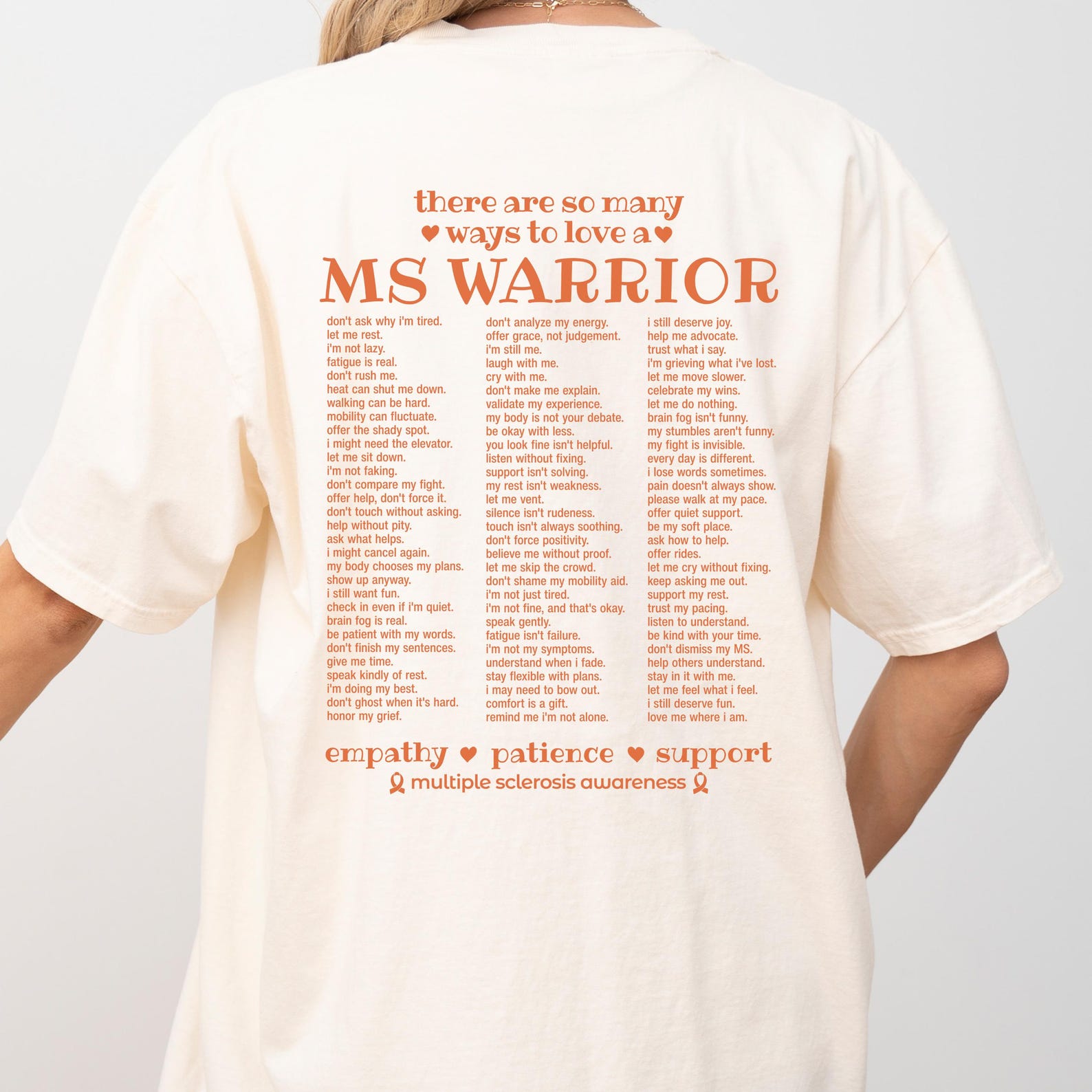 Ways to Love A MS Warrior Shirt Multiple Sclerosis Awareness Shirt MS ...