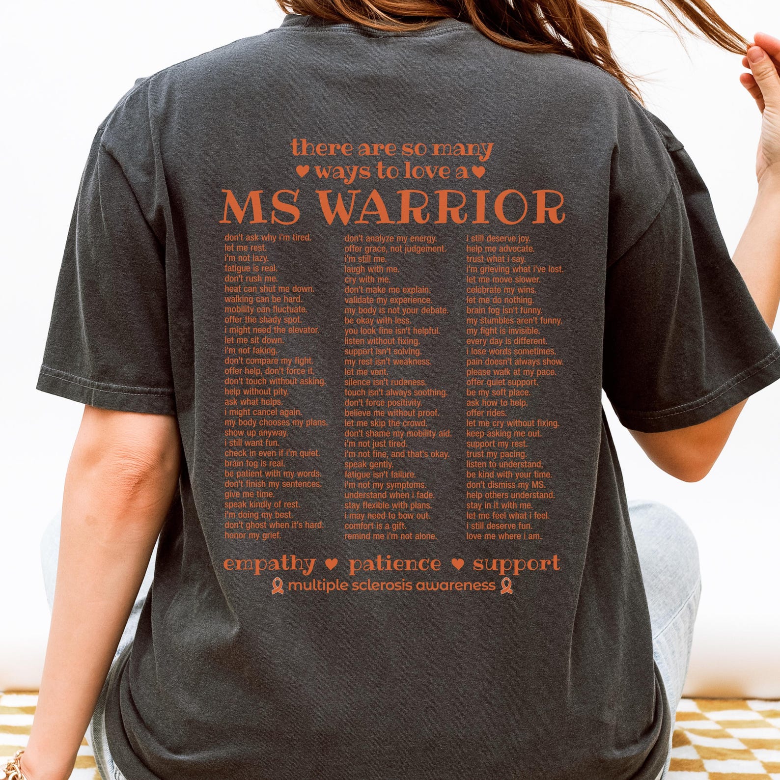 Ways to Love A MS Warrior Shirt Multiple Sclerosis Awareness Shirt MS ...