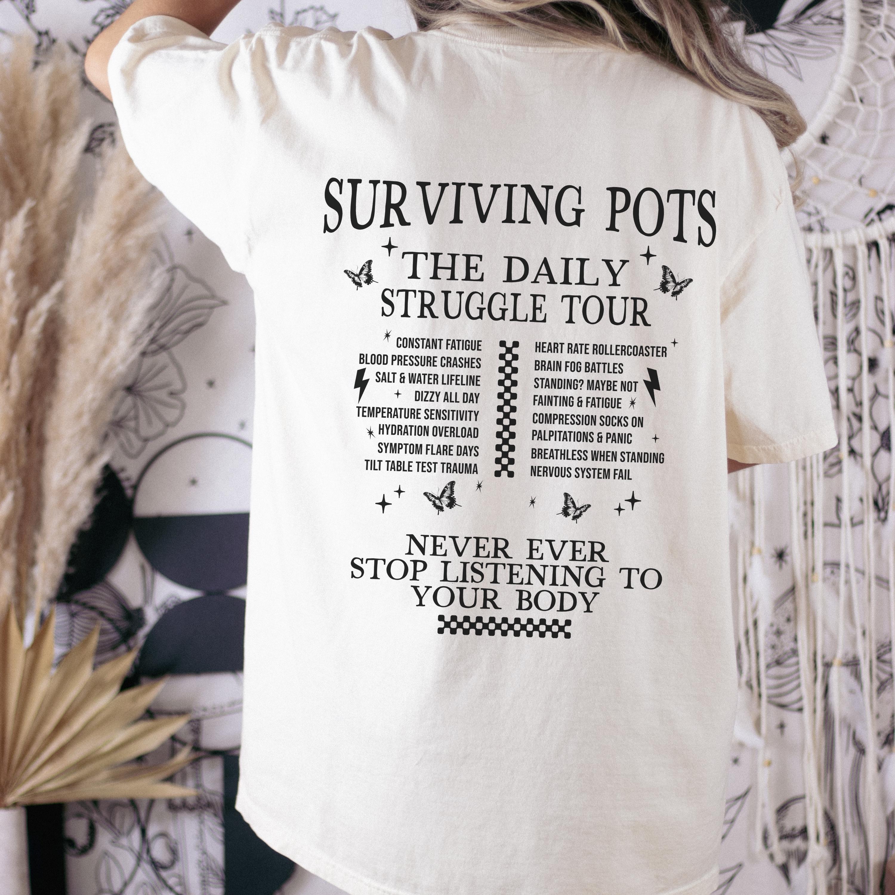 POTS Syndrome Tour Shirt Postural Orthostatic Tachycardia Syndrome ...