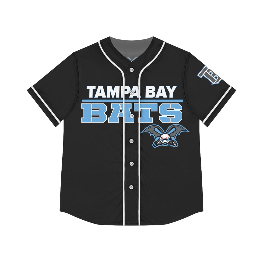 Adult(customizable)tampa Bay Bats Women's Baseball Jersey (black) - Etsy