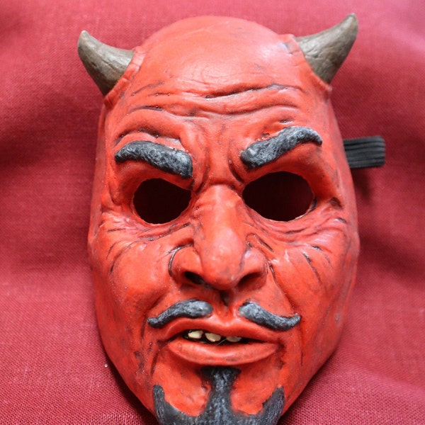 Latex Devil Mask - Etsy