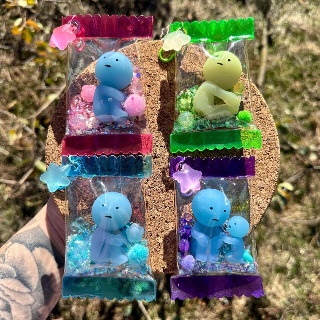 Smiski Candy Shaker Keychains | Handmade - Etsy