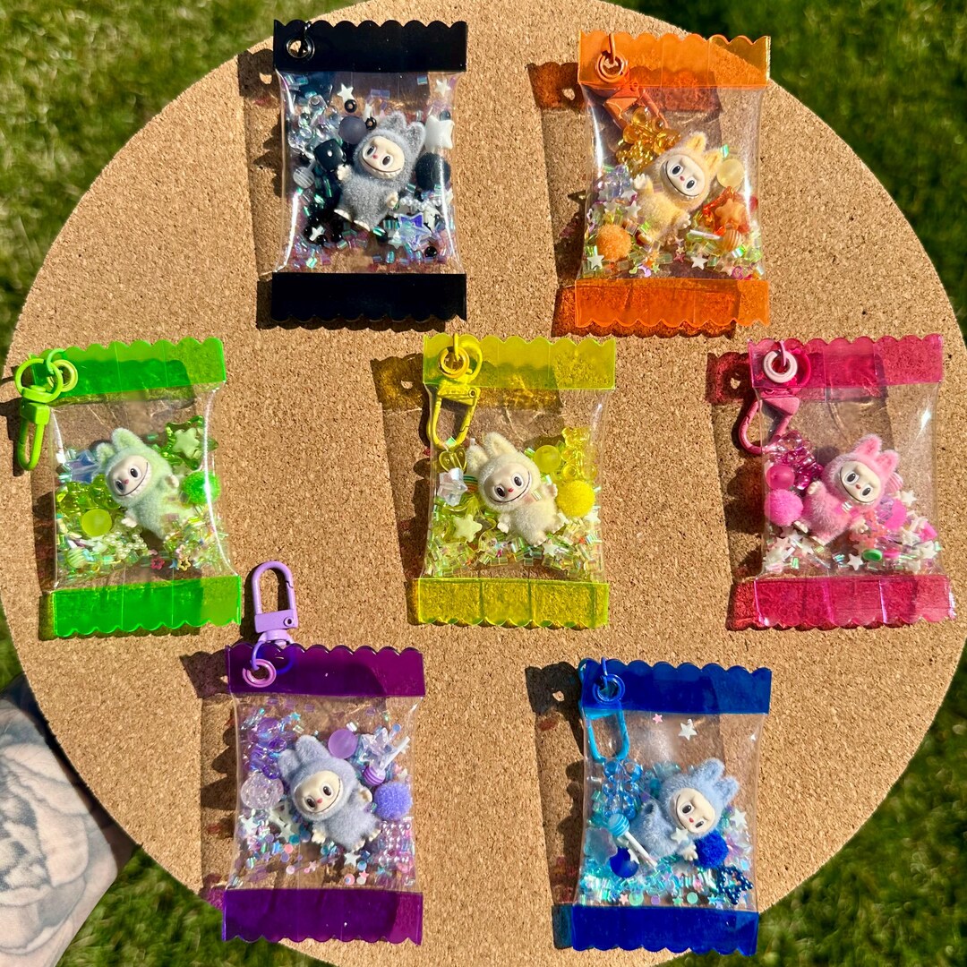 Mini Monster Candy Keychains | Handmade - Etsy