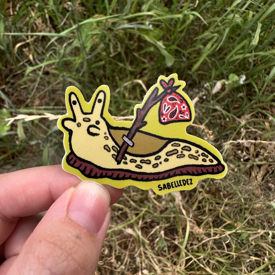 Runaway Slug Sticker Weatherproof - Etsy