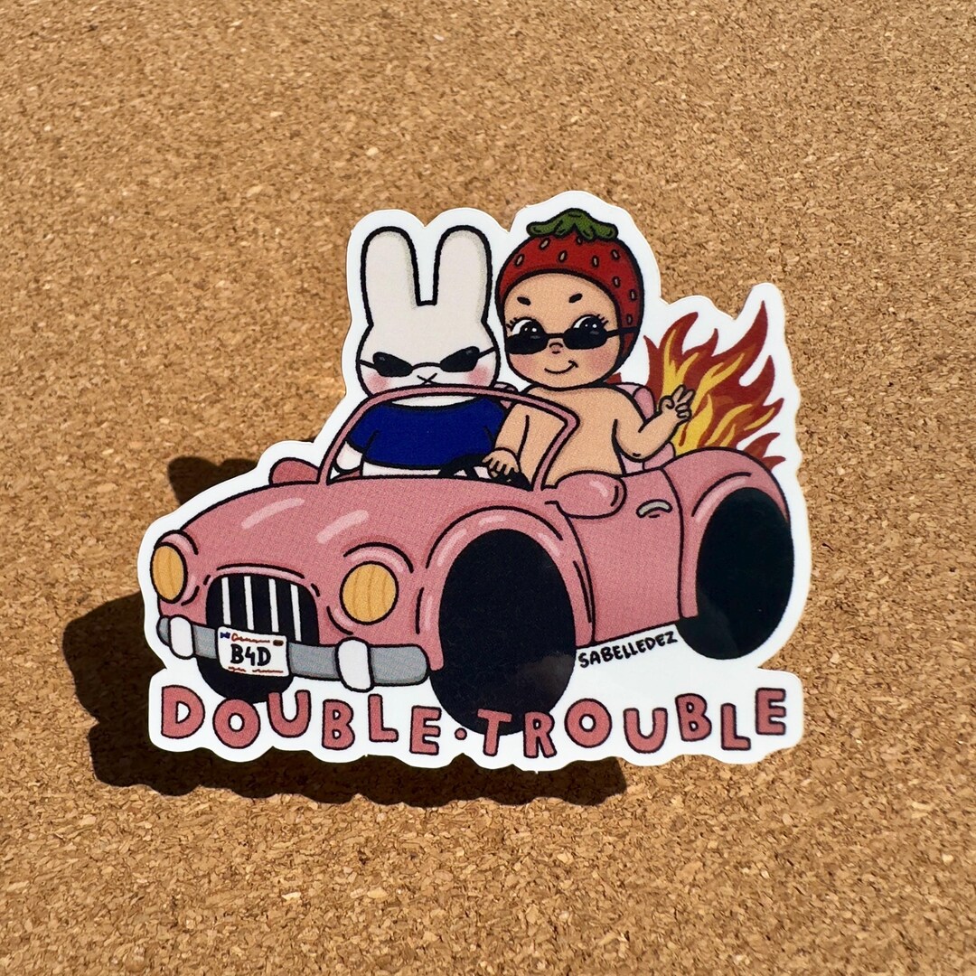 Double Trouble | Sonny Angel | Weatherproof Sticker - Etsy