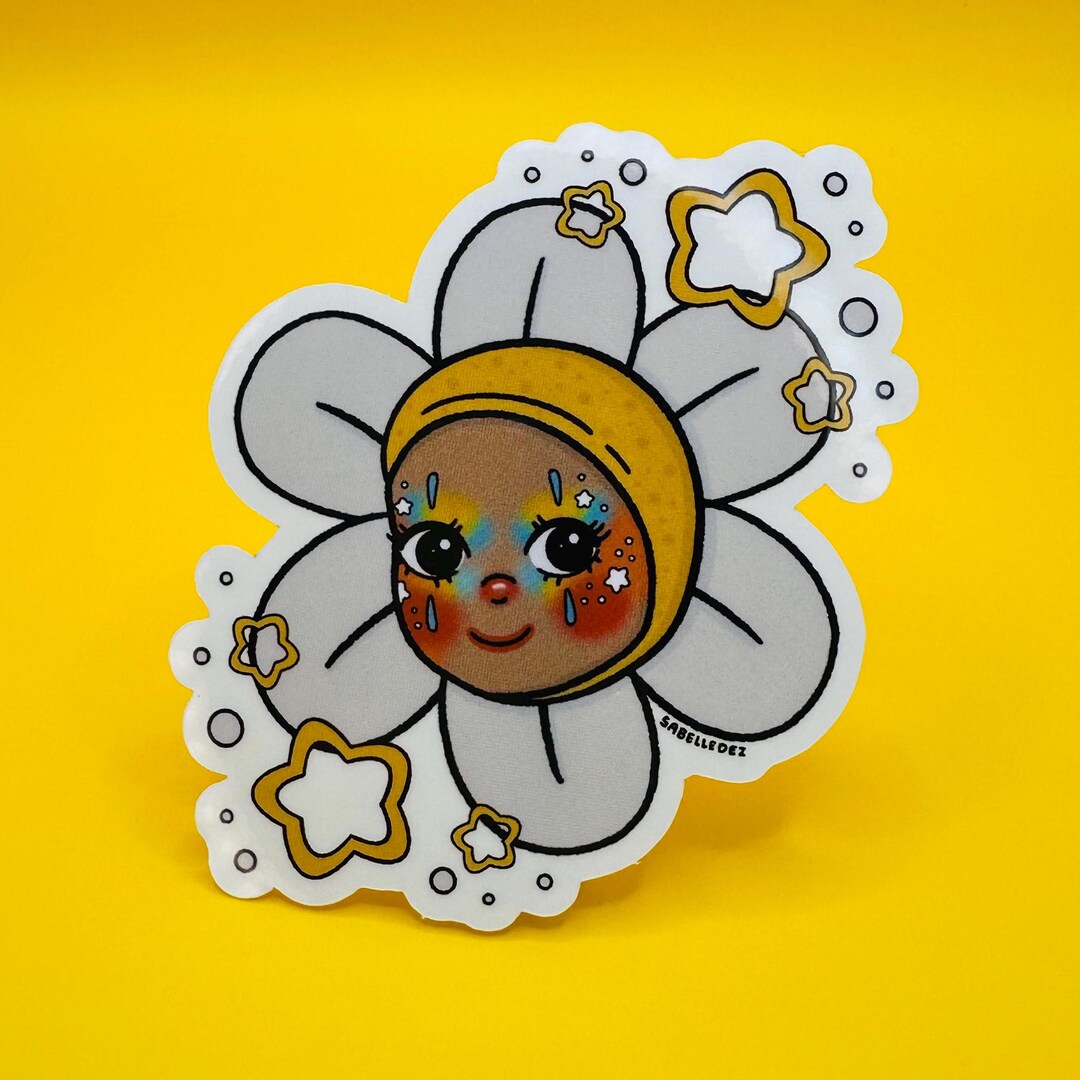 Daisy Clown | Sonny Angel | Weatherproof Sticker - Etsy