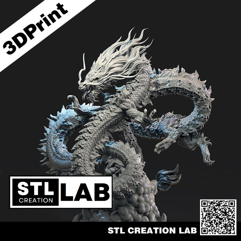 The Chinese Dragon STL File - 3D File 3D Printer the Chinese Dragon STL Files - Etsy