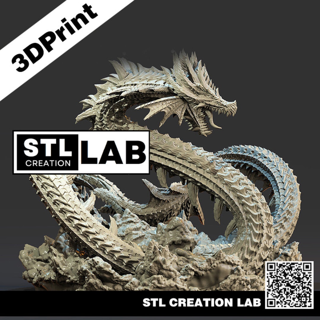 Leviathan Dragon STL File - 3D File 3D Printer Leviathan Dragon STL ...