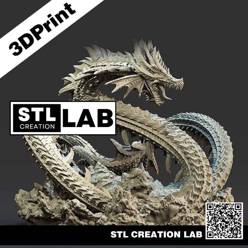 Leviathan Dragon STL File - 3D File 3D Printer Leviathan Dragon STL ...