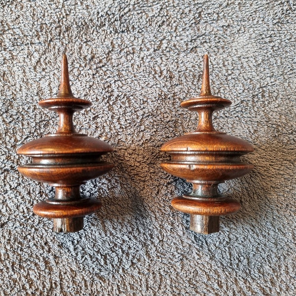 Wooden Finials - Etsy
