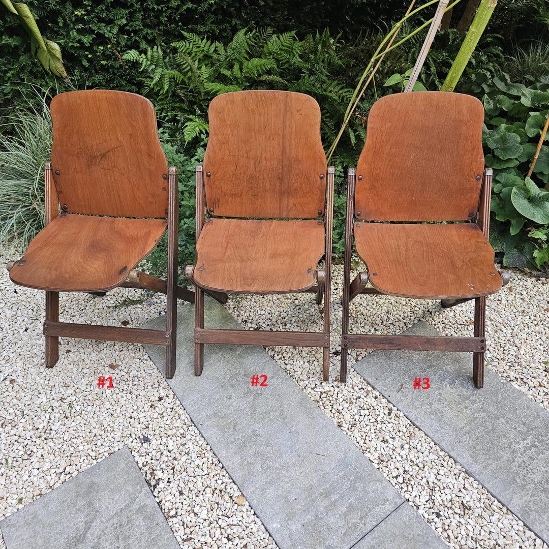 Vintage WW2 Wooden US Army Chair. American Folding Chair. Foldable ...