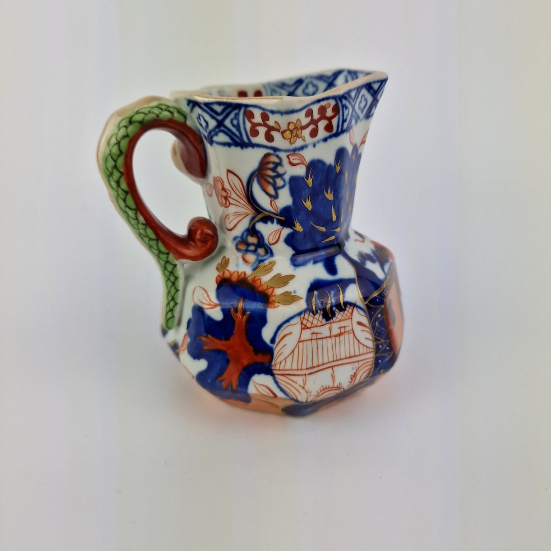 Antique Hydra Imari Jug, Davenport Porcelain "stone China." Made in ...