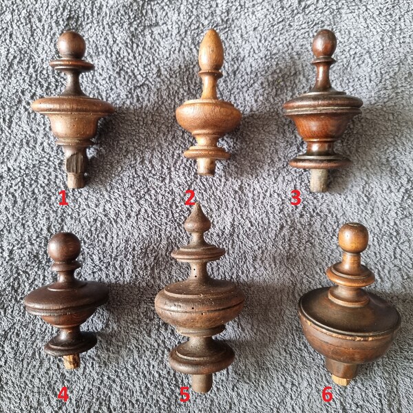Wooden Finial - Etsy